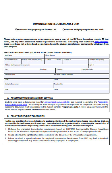 FREE 31+ Requirement Forms in PDF | MS Word | Excel