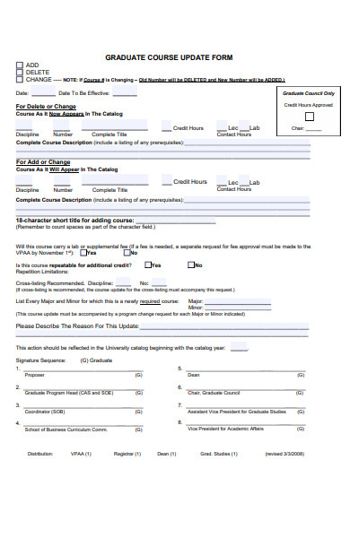 FREE 53+ Graduate Forms in PDF | MS Word | Excel