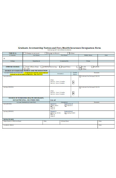 FREE 53+ Graduate Forms in PDF | MS Word | Excel