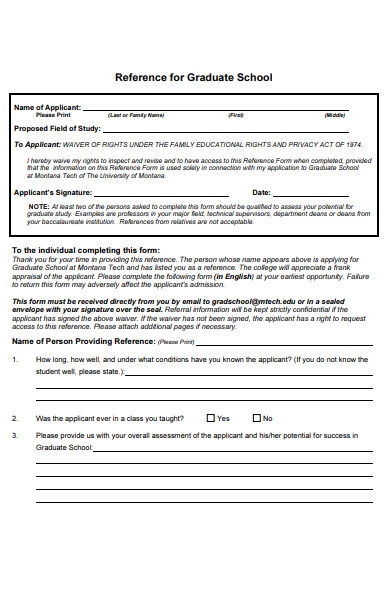 FREE 53+ Graduate Forms in PDF | MS Word | Excel