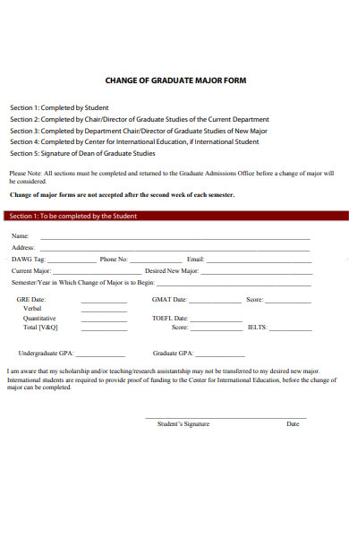 FREE 53+ Graduate Forms in PDF | MS Word | Excel