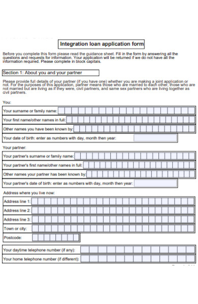 FREE 55+ Loan Forms in PDF | MS Word | Excel