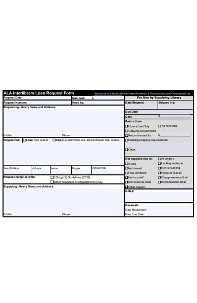 FREE 55+ Loan Forms in PDF | MS Word | Excel