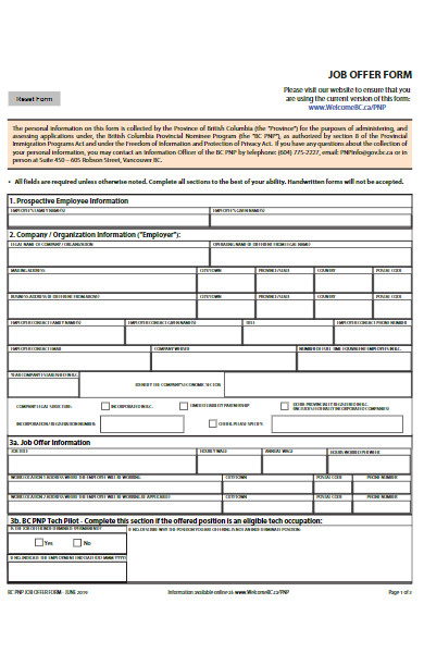 FREE 50+ Job Forms Download – How to Create Guide, Tips