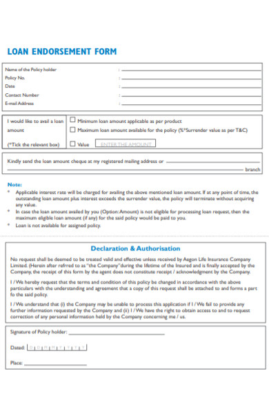 FREE 55+ Loan Forms in PDF | MS Word | Excel