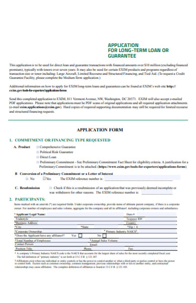FREE 55+ Loan Forms in PDF | MS Word | Excel