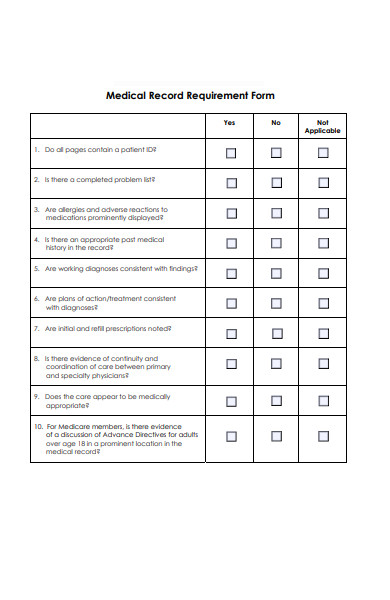 FREE 31+ Requirement Forms in PDF | MS Word | Excel