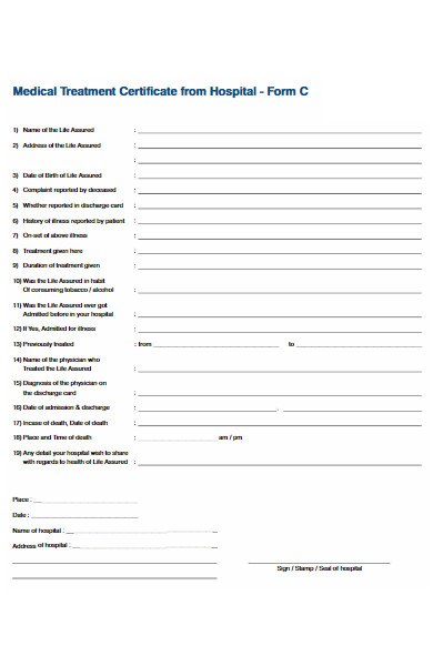 FREE 50+ Hospital Forms in PDF | MS Word | MS Excel
