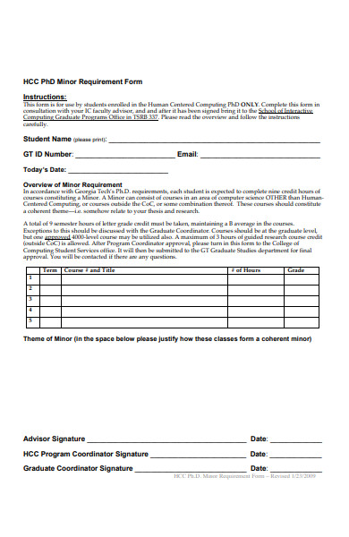 FREE 31+ Requirement Forms in PDF | MS Word | Excel