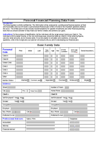 FREE 51+ Plan Forms in PDF | MS Word | Excel