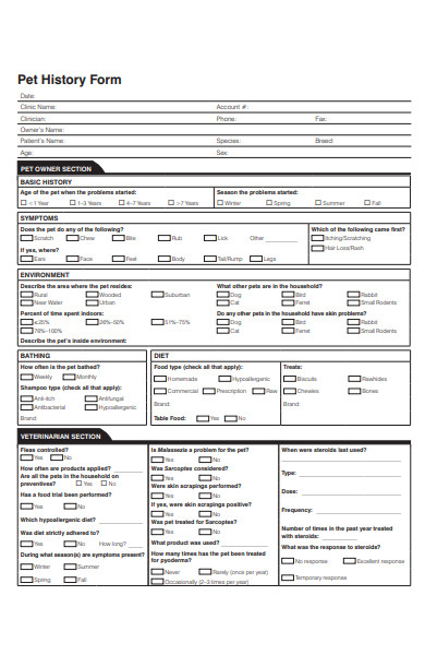 FREE 49+ History Forms in PDF | Ms Word | Excel