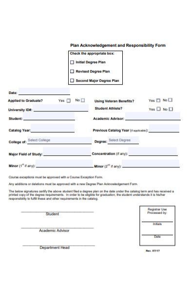 FREE 51+ Plan Forms in PDF | MS Word | Excel