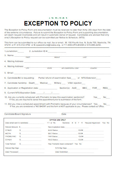 FREE 50+ Policy Forms Download – How to Create Guide, Tips