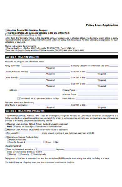 FREE 55+ Loan Forms in PDF | MS Word | Excel