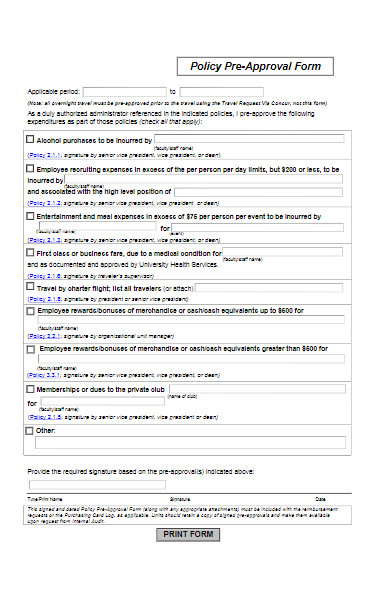 FREE 50+ Policy Forms Download – How to Create Guide, Tips