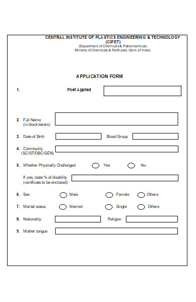 FREE 50+ Job Forms Download – How to Create Guide, Tips
