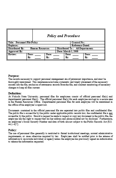 FREE 50+ Policy Forms Download – How to Create Guide, Tips