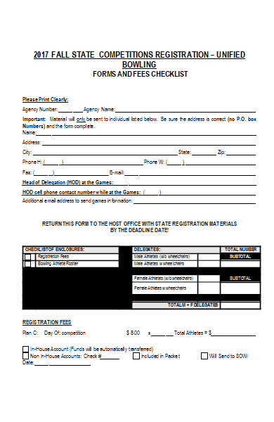 FREE 51+ Athlete Forms in PDF | MS Word