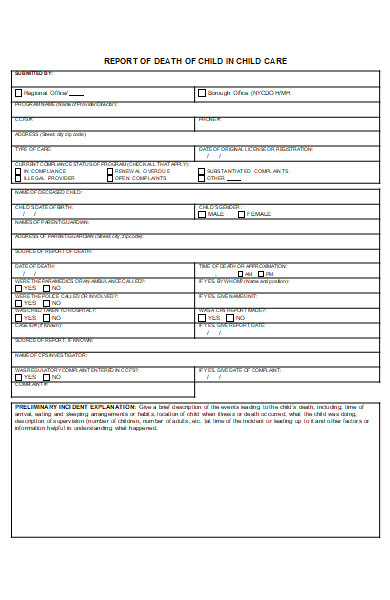 FREE 51+ Death Forms in PDF | MS Word