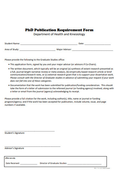FREE 31+ Requirement Forms in PDF | MS Word | Excel