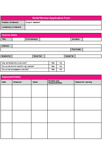 FREE 50+ Worker Forms Download – How to Create Guide, Tips