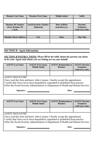 FREE 44+ Representative Forms in PDF | MS Word