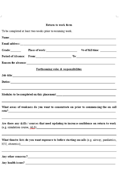 FREE 55+ Fillable Forms in PDF | MS Word | Excel