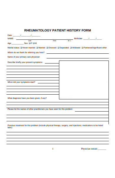 FREE 49+ History Forms in PDF | Ms Word | Excel