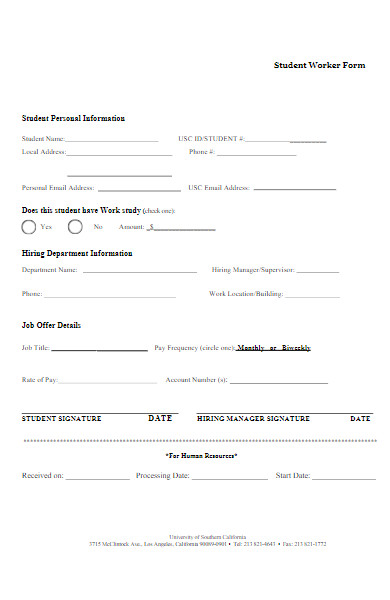 FREE 50+ Worker Forms Download – How to Create Guide, Tips