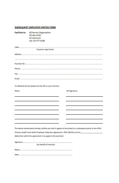 FREE 49+ Party Forms in PDF | MS Word | Excel