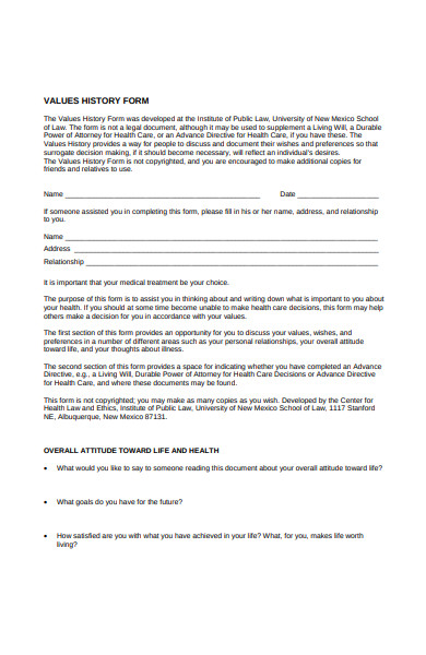 FREE 49+ History Forms in PDF | Ms Word | Excel