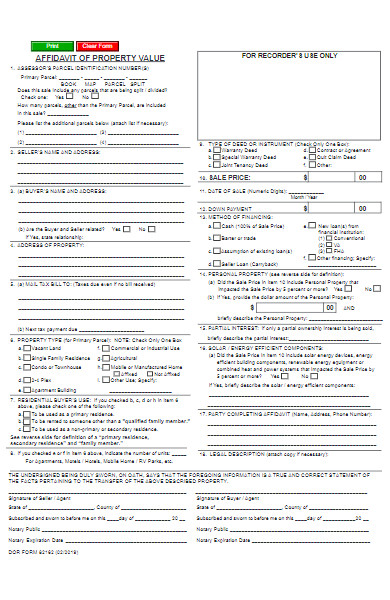 FREE 45+ Value Forms Download – How to Create Guide, Tips