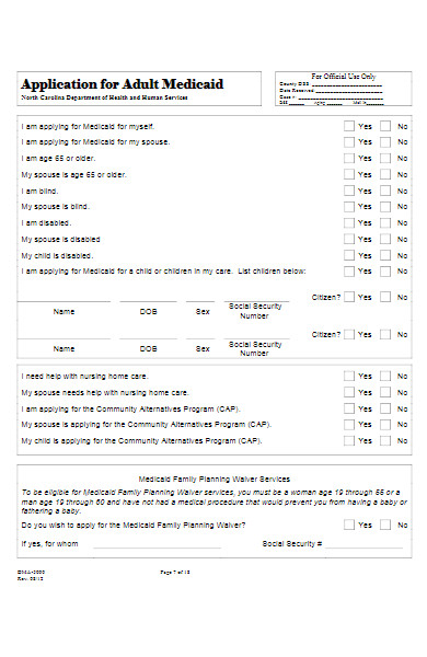 FREE 50+ Medicaid Forms Download – How to Create Guide, Tips