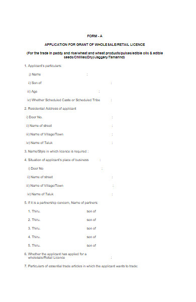 FREE 30+ Retail Application Forms Download – How to Create Guide, Tips