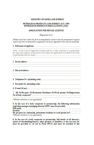 FREE 30+ Retail Application Forms Download – How to Create Guide, Tips