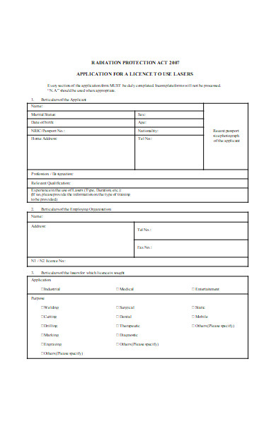 FREE 50+ License Forms Download – How to Create Guide, Tips
