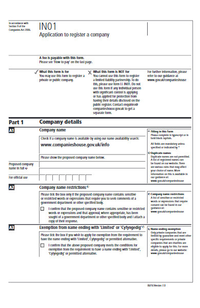 FREE 50+ Company Forms Download – How to Create Guide, Tips