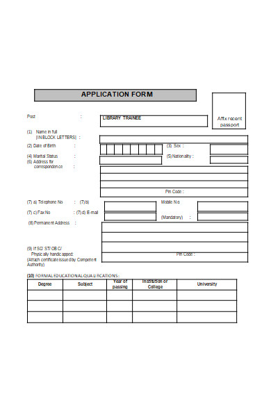 FREE 50+ Application Verification Forms Download – How to Create Guide ...