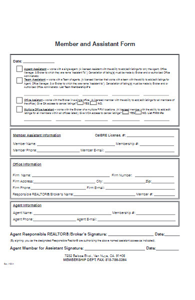 FREE 50+ Assistant Forms Download – How to Create Guide, Tips