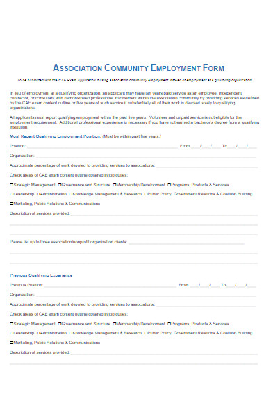 FREE 50+ Association Forms in PDF | MS Word