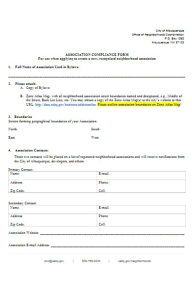 FREE 50+ Association Forms in PDF | MS Word