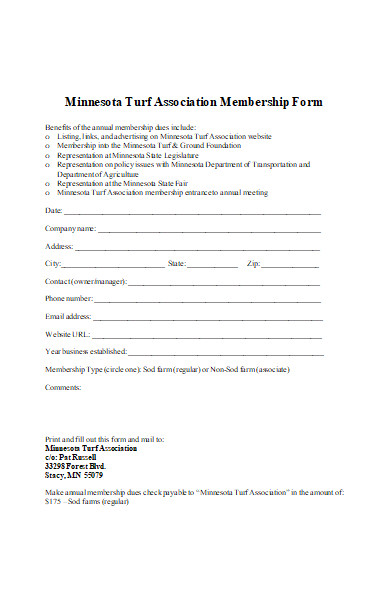 FREE 50+ Association Forms in PDF | MS Word