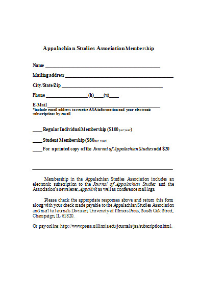FREE 50+ Association Forms in PDF | MS Word