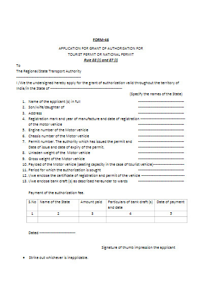 FREE 50+ Permit Forms Download – How to Create Guide, Tips