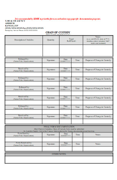 FREE 35+ Custody Forms Download – How to Create Guide, Tips