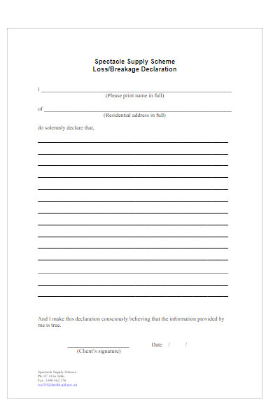 FREE 21+ Breakage Forms Download – How to Create Guide, Tips