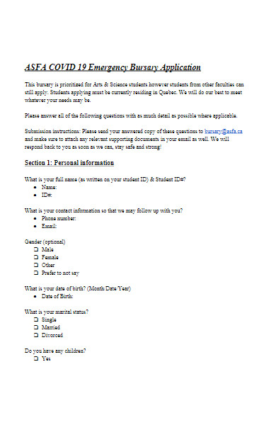FREE 15+ COVID-19 Assistance Forms Download – How to Create Guide, Tips