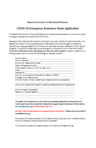 FREE 15+ COVID-19 Assistance Forms Download – How to Create Guide, Tips