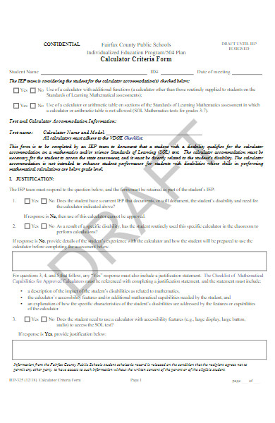 FREE 18+ Calculator Forms Download – How to Create Guide, Tips