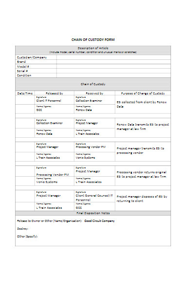 FREE 35+ Custody Forms Download – How to Create Guide, Tips